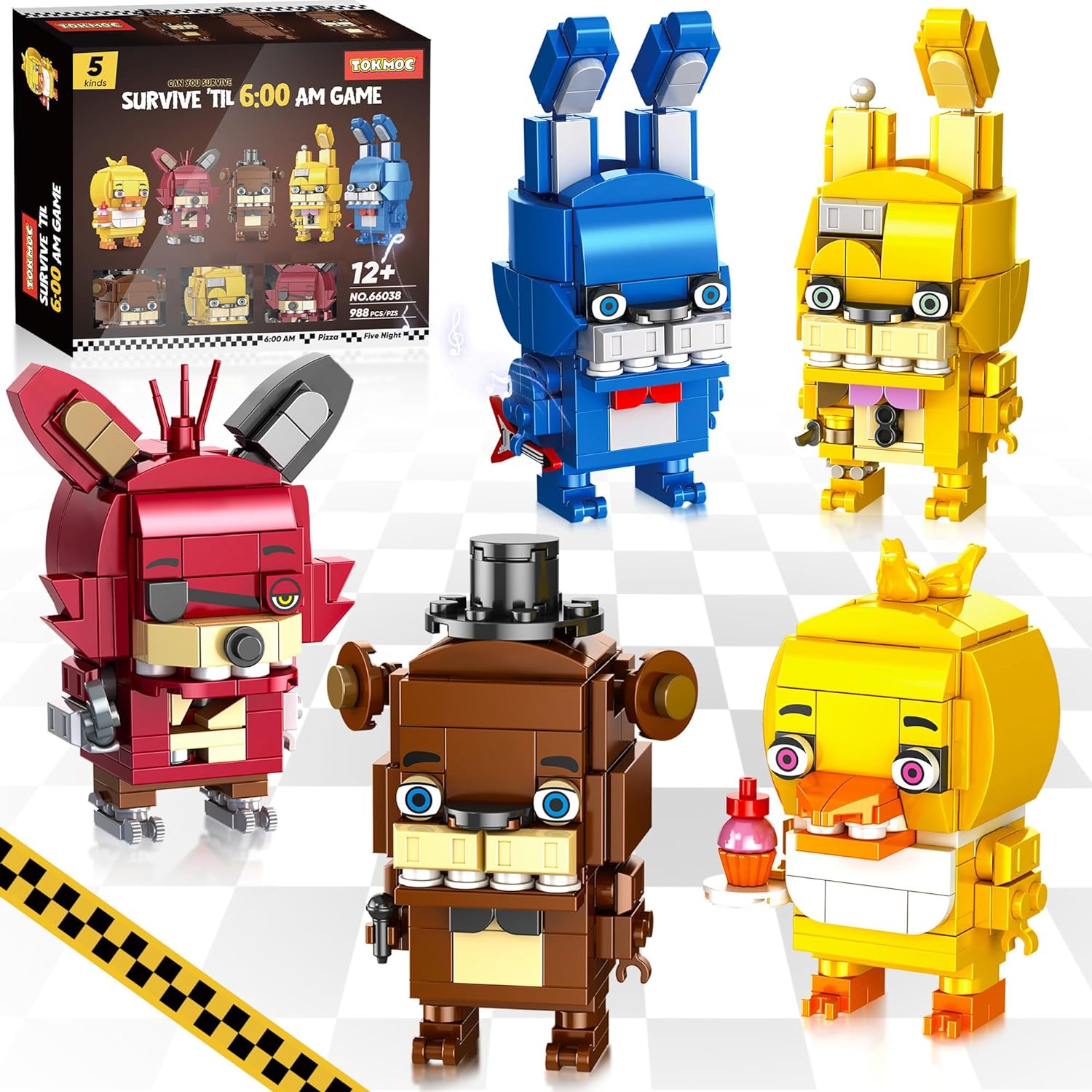 🧩 Five Nights Security Breach Building Blocks – Build the Fear, Piece